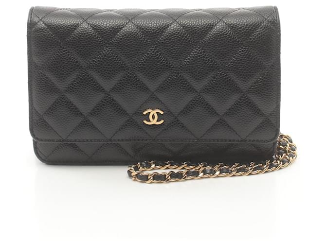Chanel Matelasse Leather Shoulder Bag AP0250 Black ref.1850564 - Joli ...