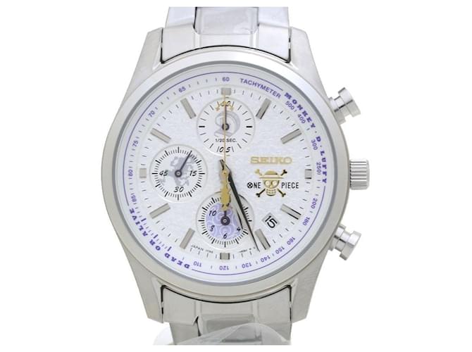 Reloj Seiko One Piece Monkey D. Luffy Edición Limitada Gear 5 Plata ...
