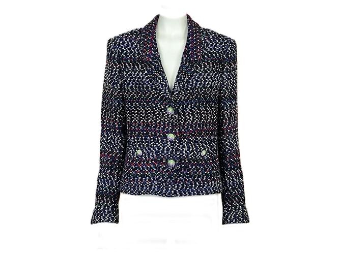 Chanel Kate Middleton Style Black Tweed Jacket Multiple colors ref ...