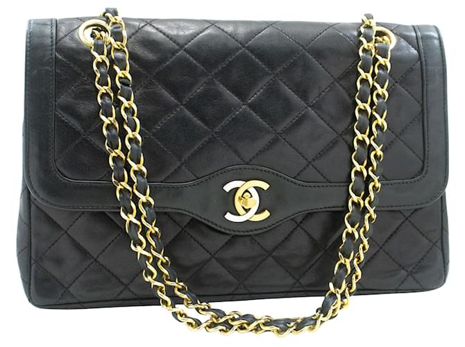Chanel Flap bag Black Leather ref.1854496 - Joli Closet
