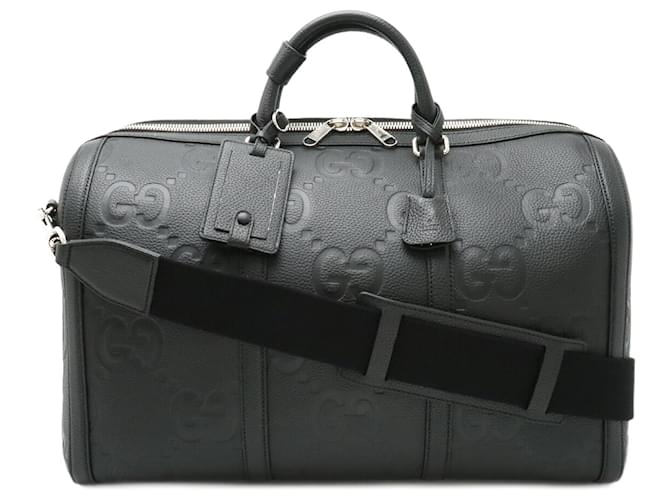 Gucci Jumbo GG Small Leather Duffle Bag Black ref.1859860 - Joli Closet