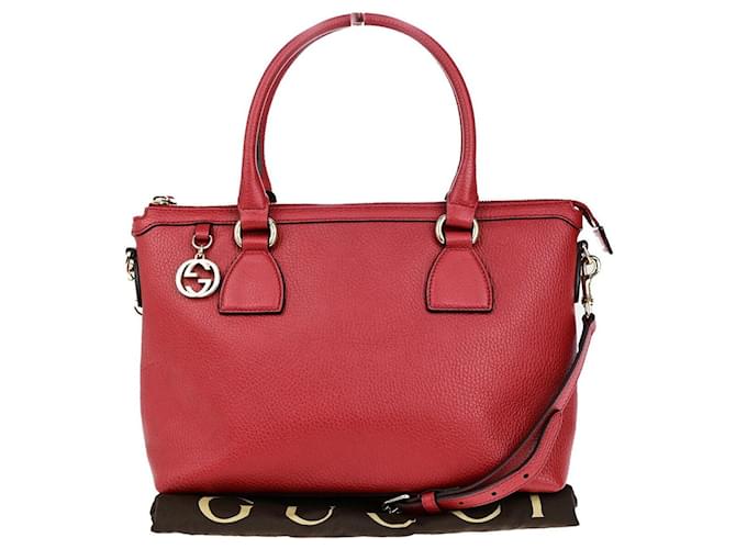 Gucci Interlocking Red Leather ref.1864287 - Joli Closet