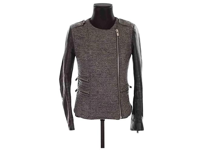 Maje Wool jacket Grey ref.1874289 - Joli Closet