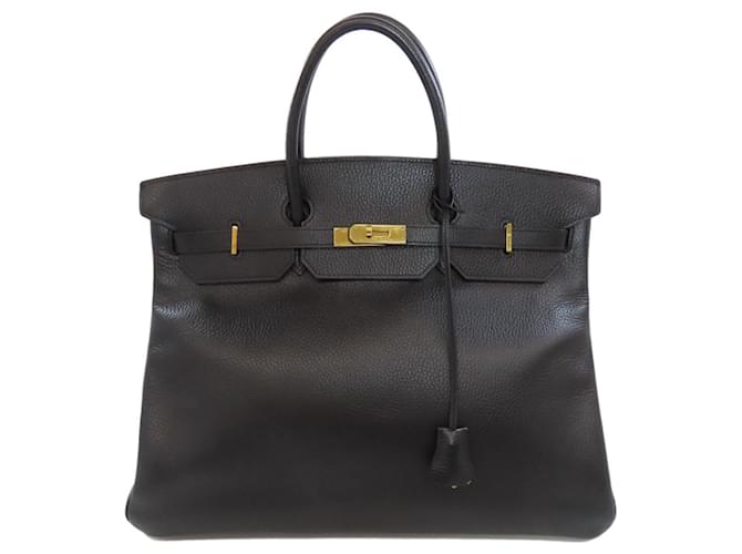 Hermès Birkin 40 Black Leather ref.1879005 - Joli Closet