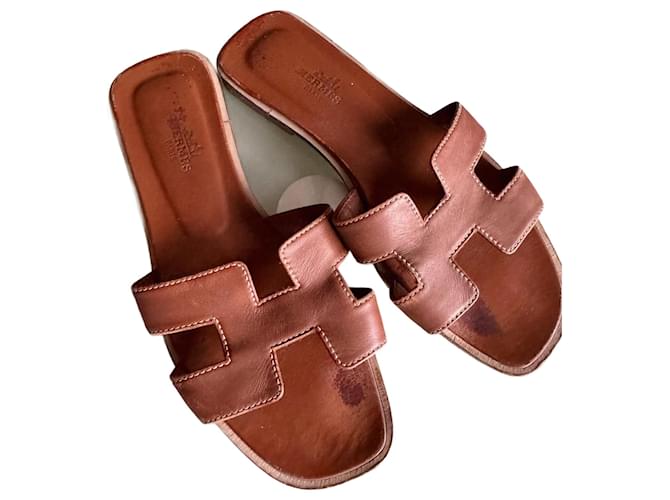 Hermès Oran Light brown Fur ref.1883049 - Joli Closet