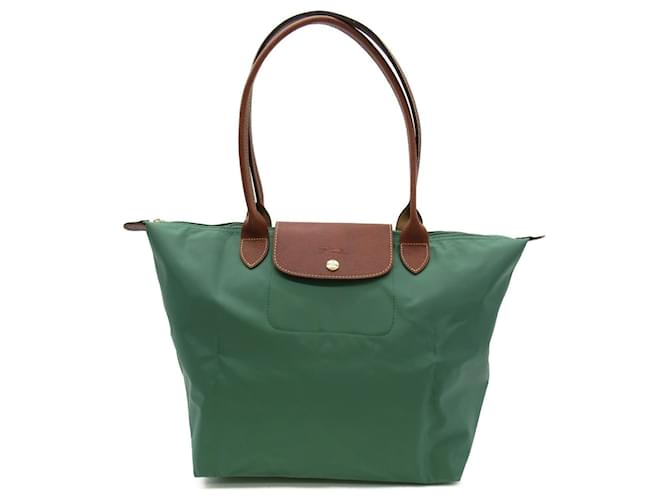 Longchamp Le Pliage Original L Shoulder Bag Green Plastic ref.1895770 ...