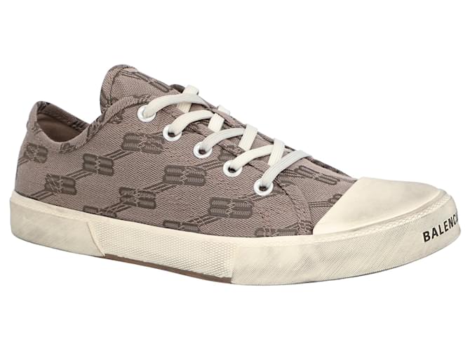 Balenciaga Paris Low Bb Monogram Brown Polyester ref.1897683 - Joli Closet