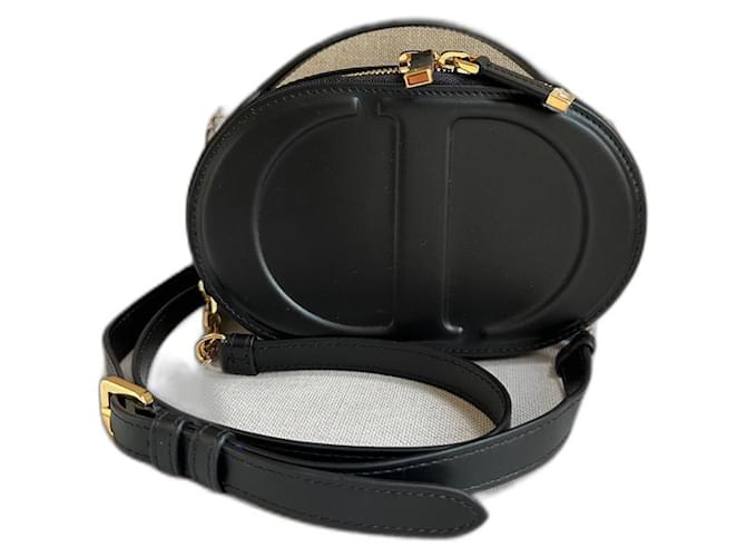 Dior Oval CD Signature Camera Black Leather ref.1900541 - Joli Closet