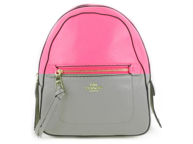 Coach Pink Leather Backpack ref.1904585 - Joli Closet