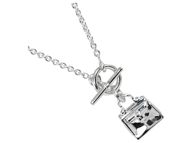 Hermès Hermes Amulet Kelly Necklace Silver 925 Silvery Metallic Metal ...