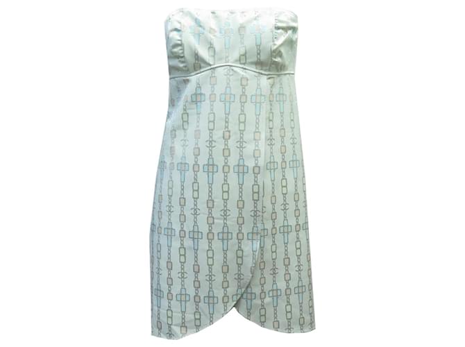 CHANEL DRESS BUSTIER JEWEL PATTERNS P30168V20425 L 42 JEWELS PATTERNS ...