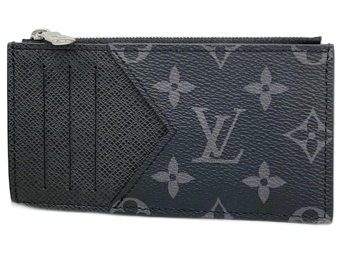Louis Vuitton Monogram Eclipse Coin Card Holder Black ref.1938637 ...
