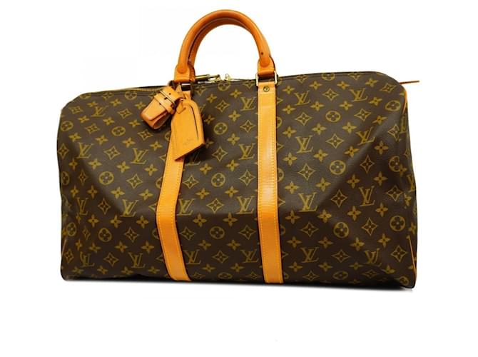 Louis Vuitton Keepall 50 Brown Cloth ref.1938695 - Joli Closet