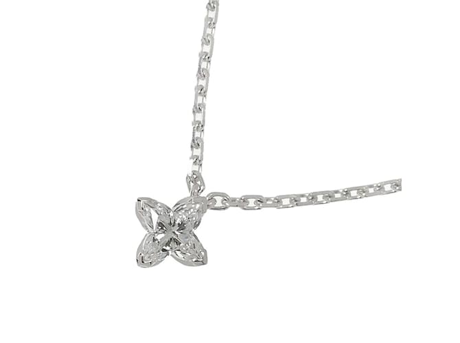 Louis Vuitton LV Diamond Necklace White gold ref.1940076 - Joli Closet