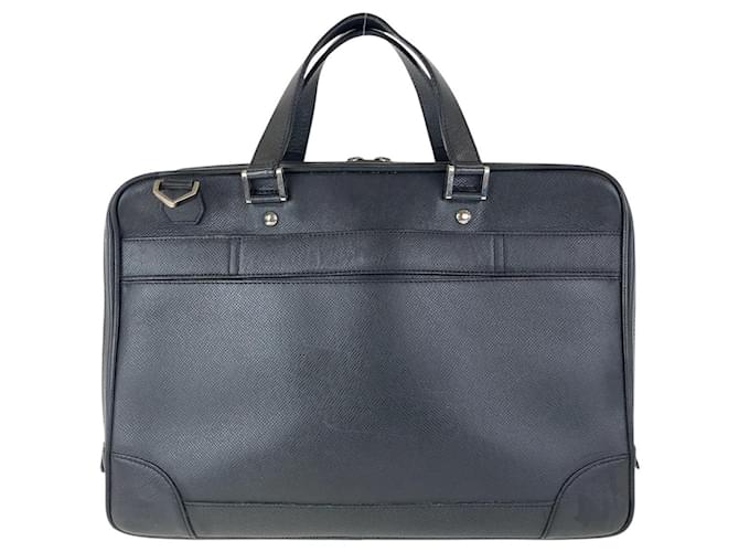Louis Vuitton Taiga Alexander Leather Briefcase Black ref.1944891 ...
