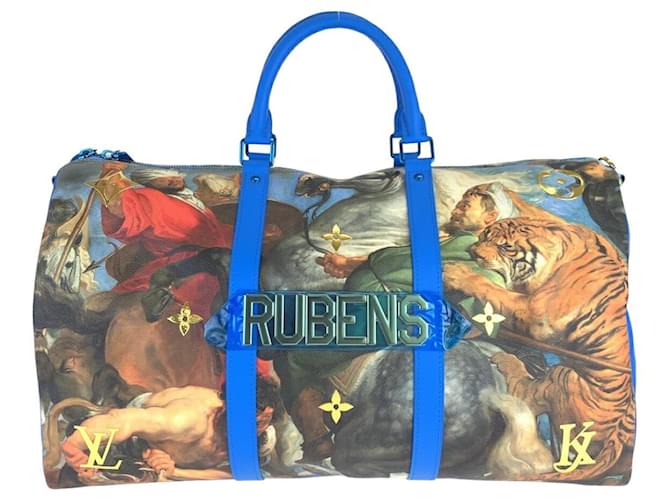 Louis Vuitton PVC Keepall Bandouliere 50 Bag Multiple colors Cloth ref ...