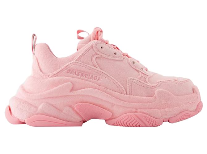 Triple S Sneakers - Balenciaga - Leather - Pink ref.1958630 - Joli Closet