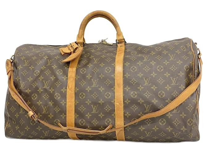 Louis Vuitton Monogram Keepall Bandouliere 60 Brown ref.1960038 - Joli Closet