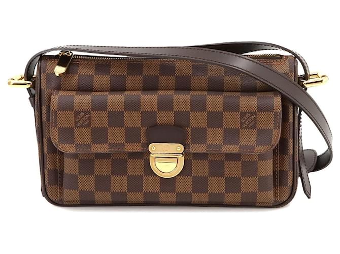 Louis Vuitton Damier Ravello GM Shoulder Bag Damier ebene Cloth ref ...