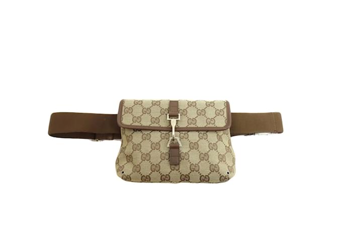 Gucci 92543 GG Hip Bag/Waist Bag Brown Cloth ref.1982077 - Joli Closet