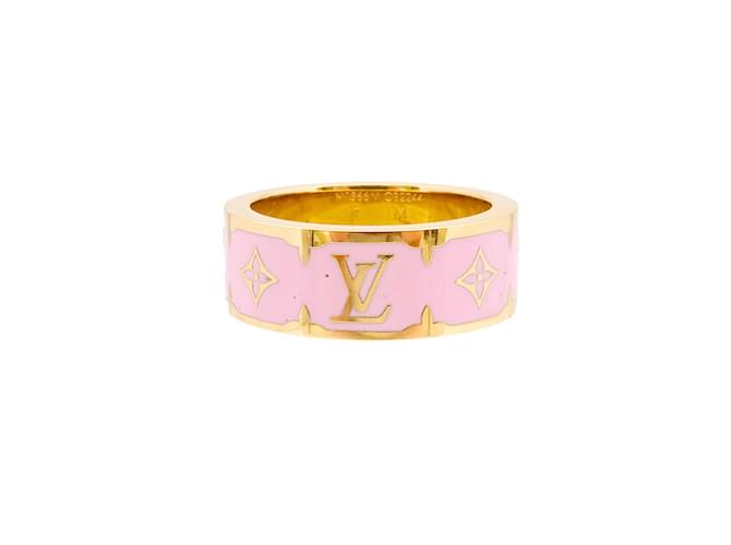 Louis Vuitton Flight Mode Nanogram Ring Pink Golden ref.1985236 - Joli ...