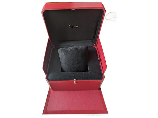Cartier Watch and Jewellery Box and paper bag Red ref.1990419 - Joli Closet