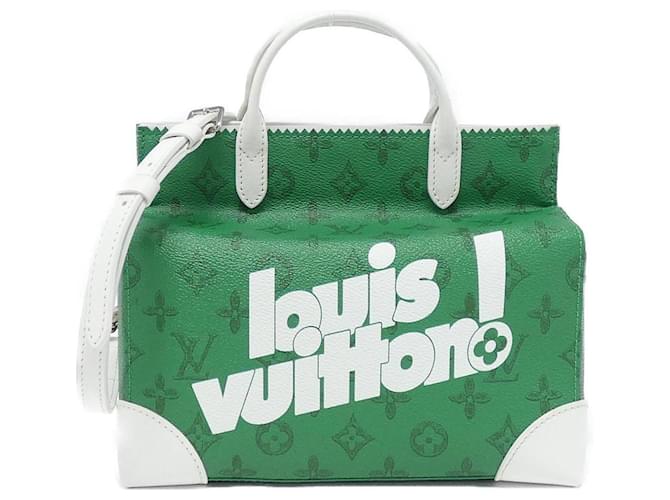 Louis Vuitton Everyday LV Liter Bag Light green Cloth ref.1991236 ...