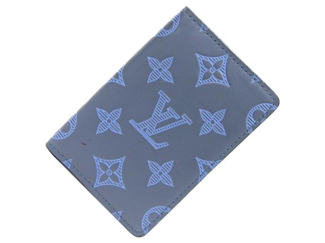 Organizer Louis Vuitton Navy Card Case Navy blue ref.1995875 - Joli Closet