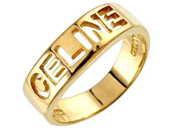 Céline Celine 18K Yellow Gold Band Ring ref.1997487 - Joli Closet