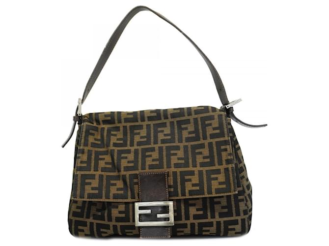 Fendi Mamma Baguette Brown Cloth ref.2000875 - Joli Closet