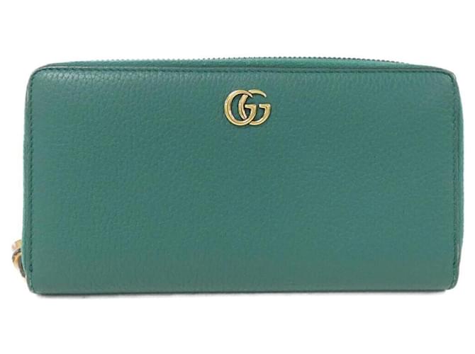Gucci Emerald Green Leather Long Wallet ref.2005384 - Joli Closet