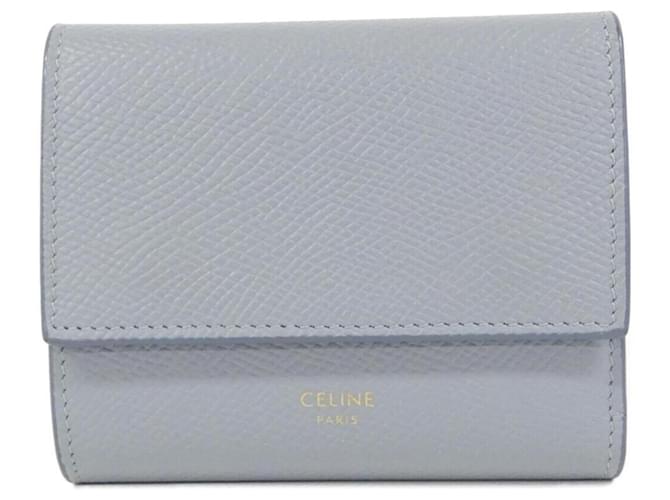 Céline Celine 10B573BEL Tri-Fold Leather Wallet ref.2005576 - Joli Closet