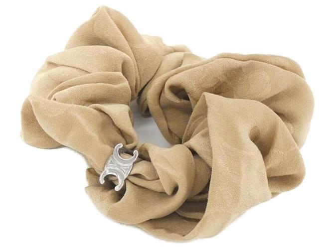 Céline Celine Silk Scrunchie Beige ref.2005745 - Joli Closet