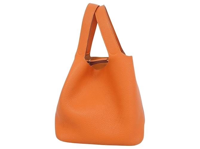 Hermès Picotin Orange Leather ref.2006496 - Joli Closet