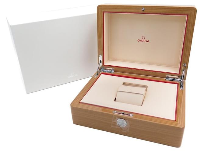 NINE RARE BOX FOR OMEGA SEAMASTER SPEEDMASTER VARNISHED WOOD WATCH BOX ...