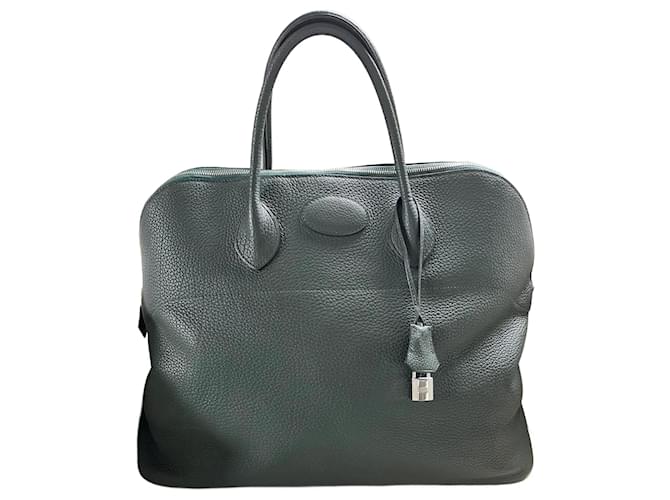 Hermès Bolide 45 Cuir Vert foncé ref.2010238 - Joli Closet
