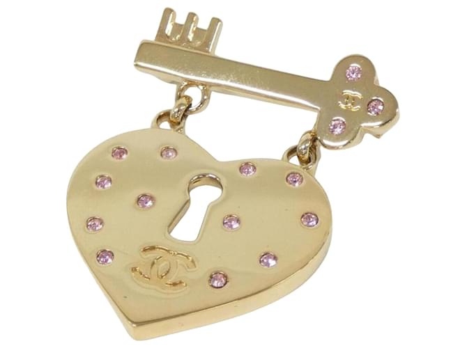 Chanel Coco Mark Golden Gold-plated ref.2010361 - Joli Closet