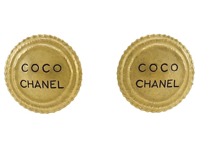Chanel Coco Mark Golden Gold-plated ref.2010372 - Joli Closet