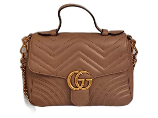 Gucci Marmont Beige Leather ref.2010498 - Joli Closet