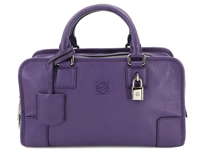 Loewe Amazona Purple Leather ref.2011878 - Joli Closet
