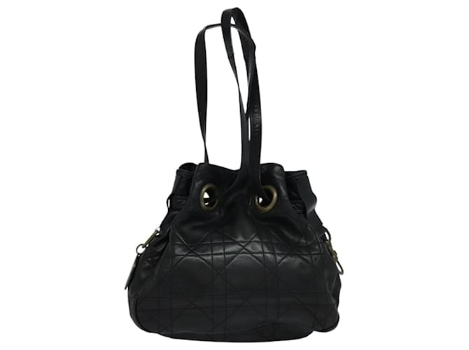 Dior Cannage stitch Black Leather ref.2012545 - Joli Closet