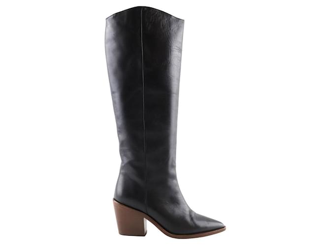 Bash Leather boots Black ref.2012897 - Joli Closet