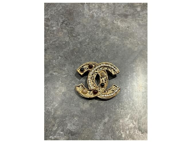 CHANEL Pins & brooches T. Metal Métal Doré ref.2013735 - Joli Closet