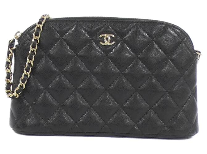 Chanel Timeless Classic Line AP4016 Chain Clutch Black Leather ref ...