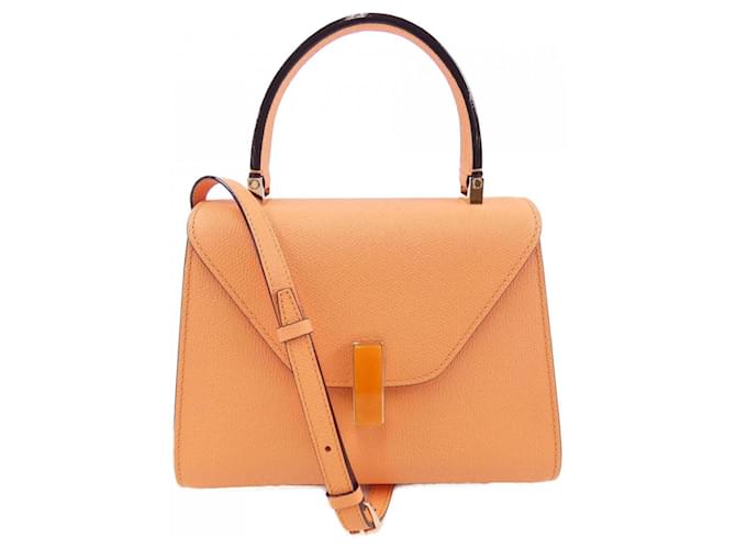 Valextra Orange Leather Handbag ref.JC2016244 (Sold) - Joli Closet