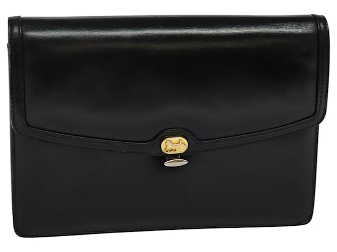 Céline CELINE Shoulder Bag Leather Black Auth 112107 ref.2017630 - Joli ...