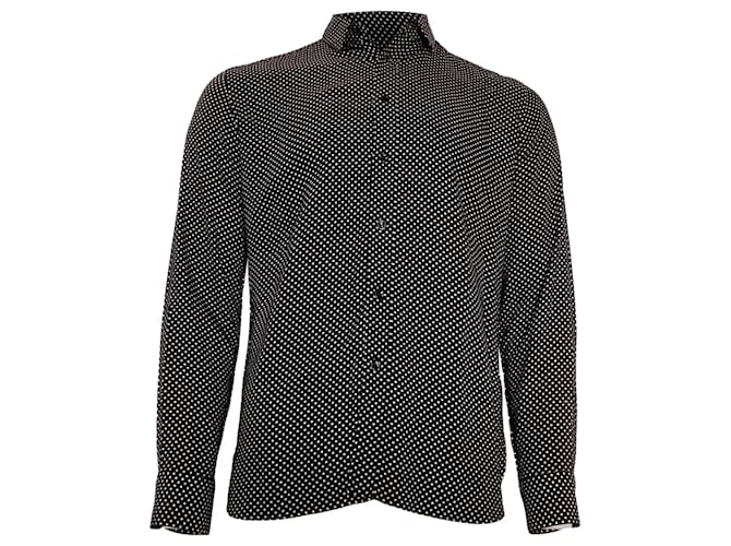 Saint Laurent Star-Print Button-Down Shirt in Black Cotton ref.2019038 ...