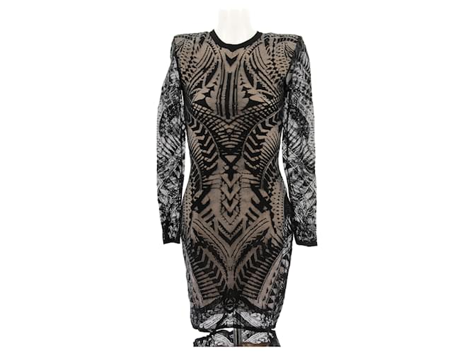 BALMAIN Dresses T.FR 38 Viscose Black ref.2019151 - Joli Closet