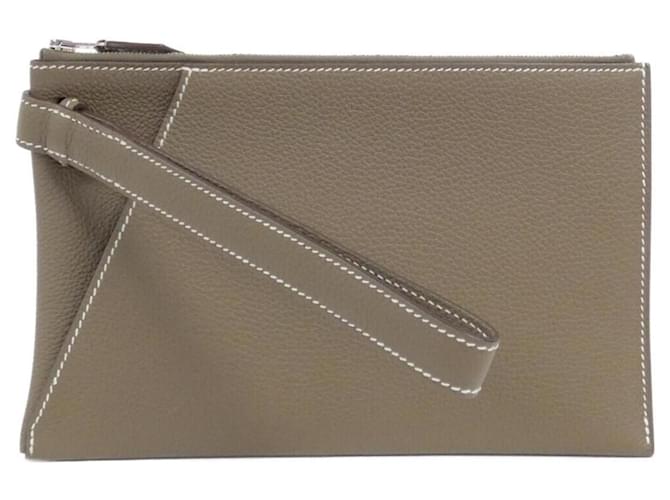 Hermès Hermes Cabas Vertige Handbag Taupe Leather ref.2019476 - Joli Closet