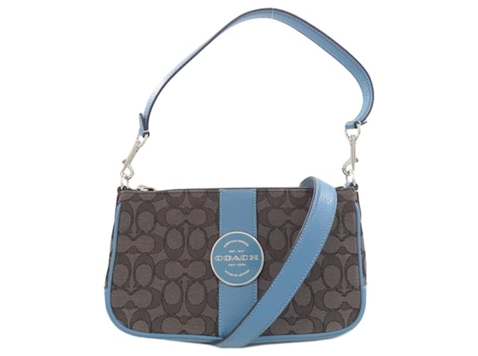 Coach C8306 Ronnie Signature Shoulder Bag Brown Cloth ref.2020017 ...